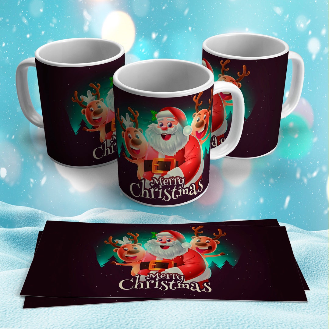Christmas Mug Press, PNG Christmas Mug Design, Christmas Mug ...