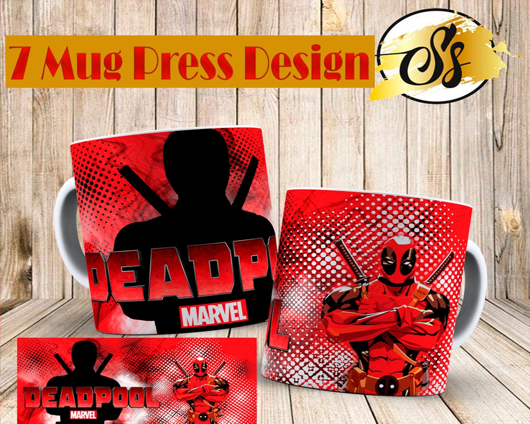 Bundle Deadpool Mug Press, Deadpool Mug Press Design, Deadpool Mug ...