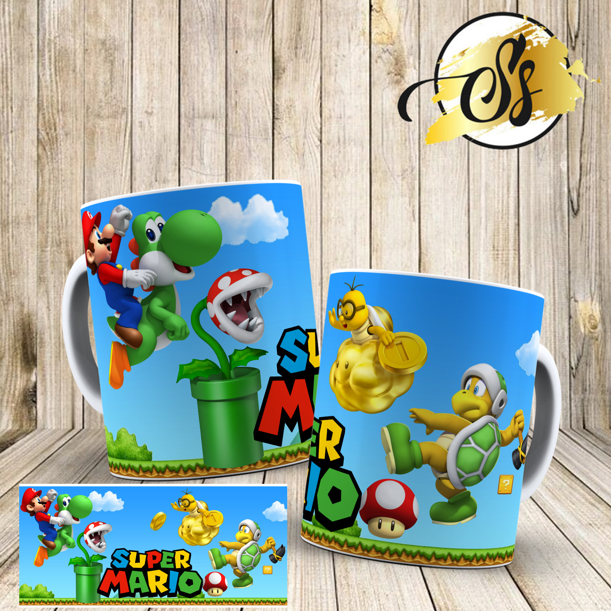 10 Super Mario Mug Press Super Mario Mug Design Super Mario - Etsy ...