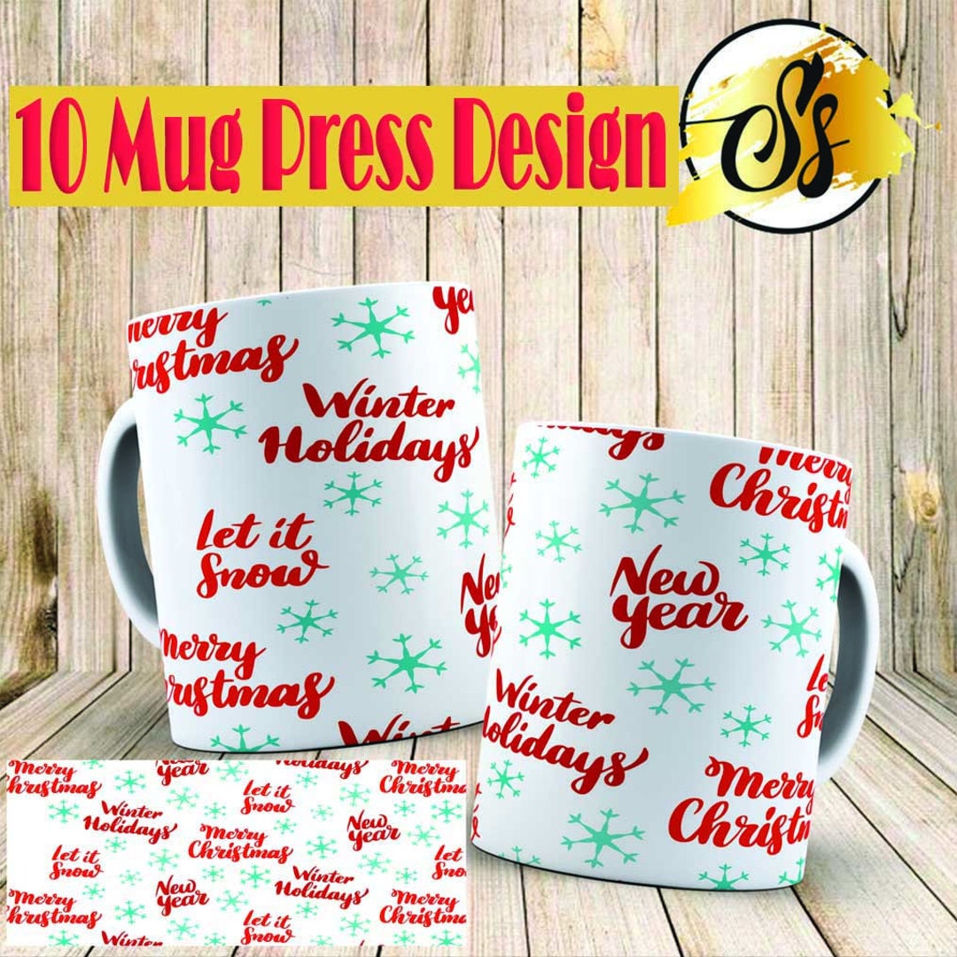 Christmas Mug Design, Christmas Mug Press Design, Christmas Mug Design ...