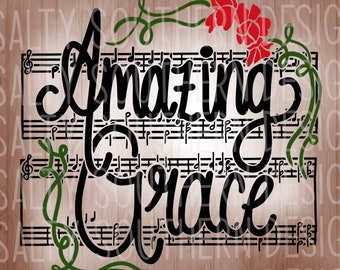 Amazing Grace Screen Print - Etsy