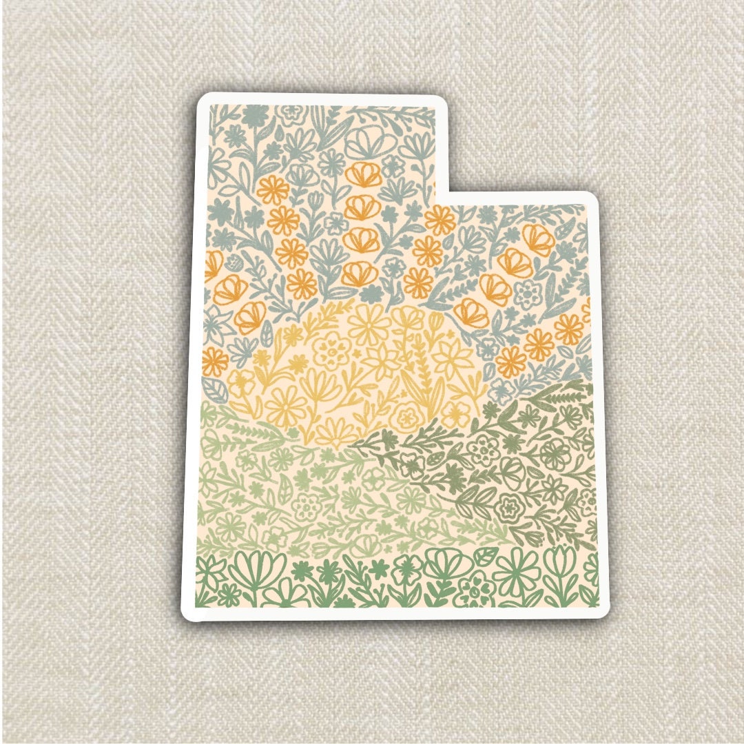 Utah Vinyl Sticker - Etsy