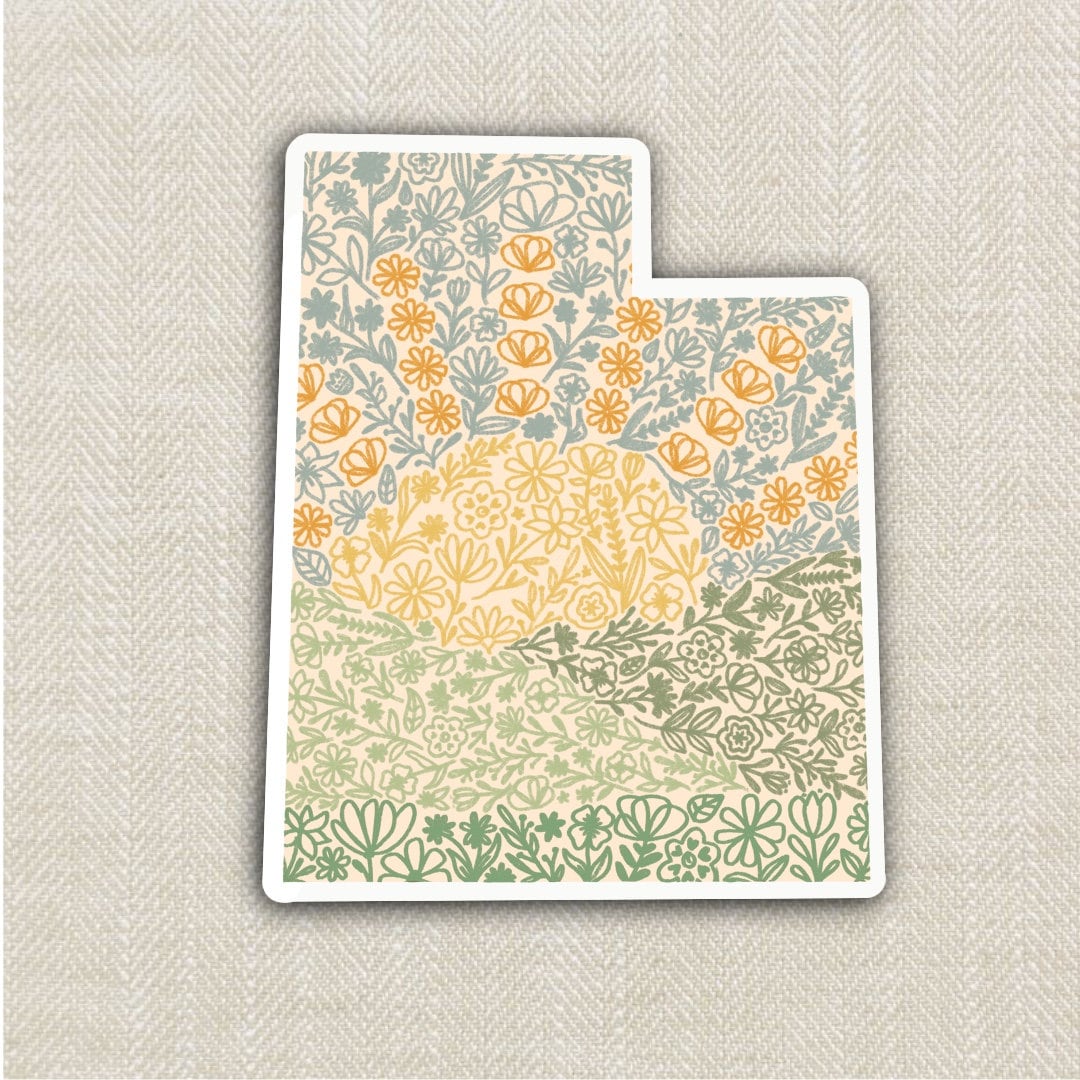 Utah Vinyl Sticker - Etsy