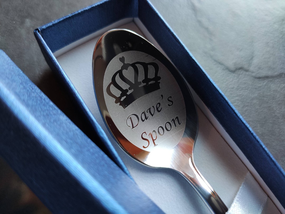 UK Personalised Laser Engraved Tea Spoon - Etsy