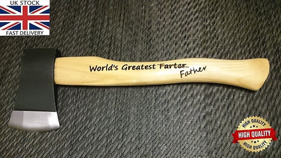 Laser Engraved Real Axe Personalised Unusual Gift Idea | Etsy