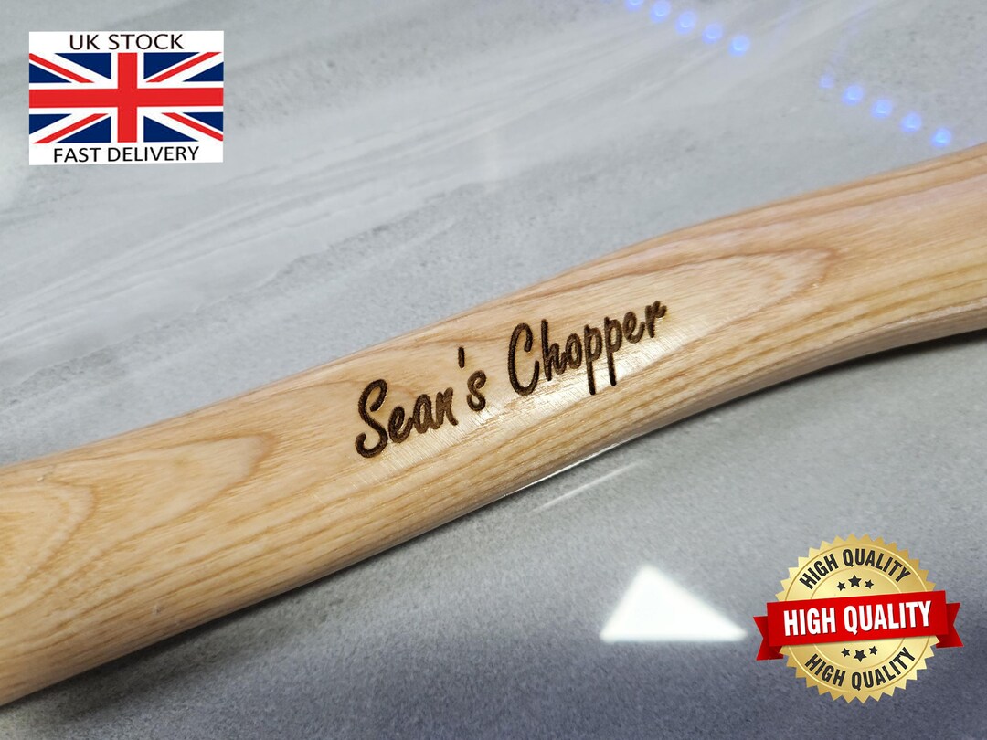 Laser Engraved Real Axe Personalised Unusual Gift Idea Birthday Fun ...