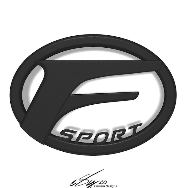 Lexus F Sport Emblem - Etsy
