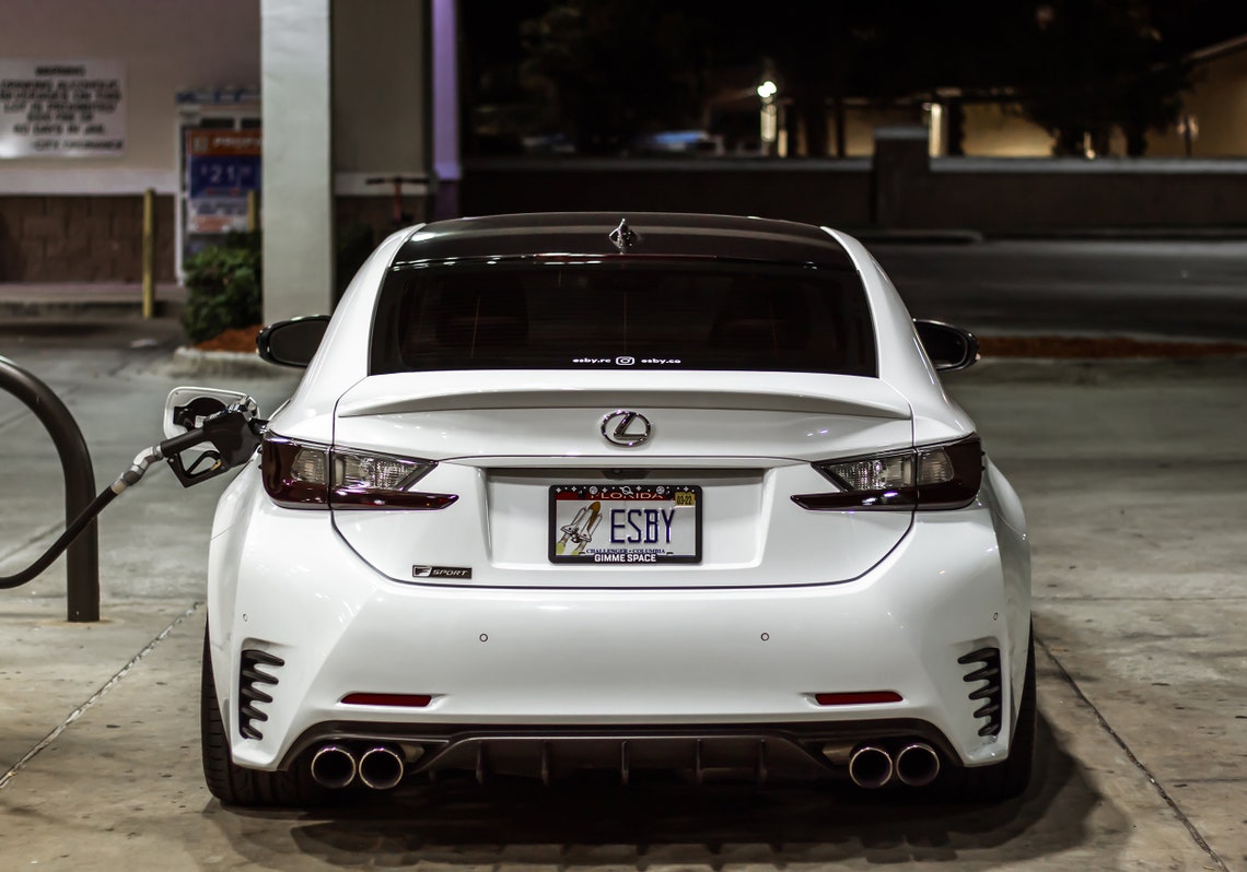 Lexus RC Rear Diffuser Fins (set of 5) - Etsy Canada