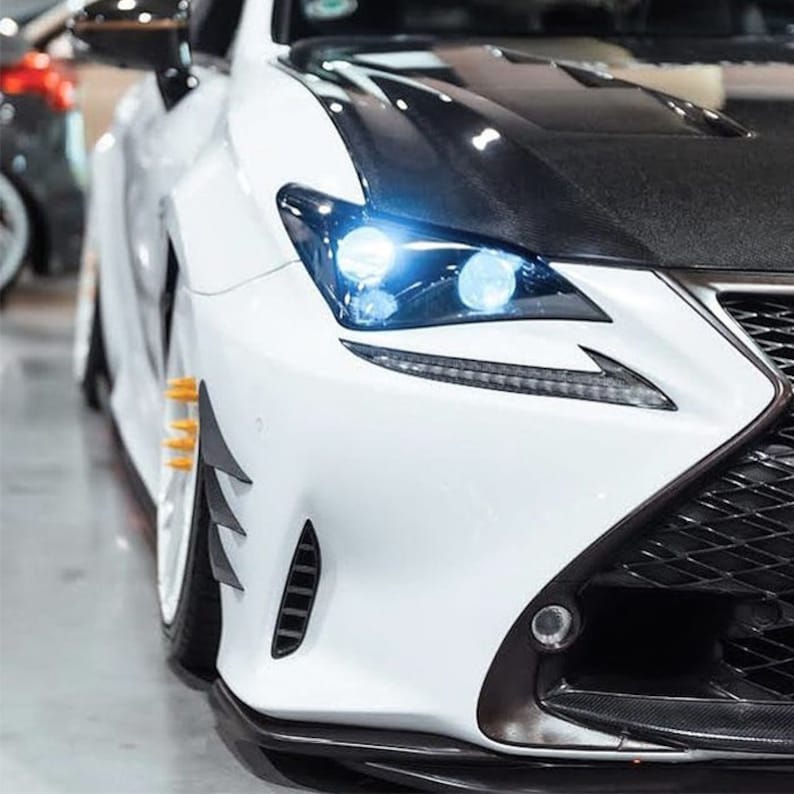 Lexus RC Front Bumper Louver Vents/grille Inserts (pair) - Etsy