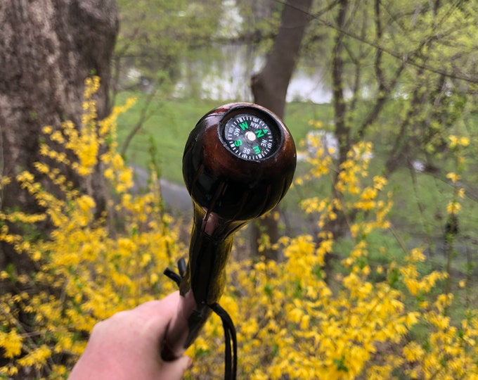 The Adirondack Compass Hiking Stick - Etsy