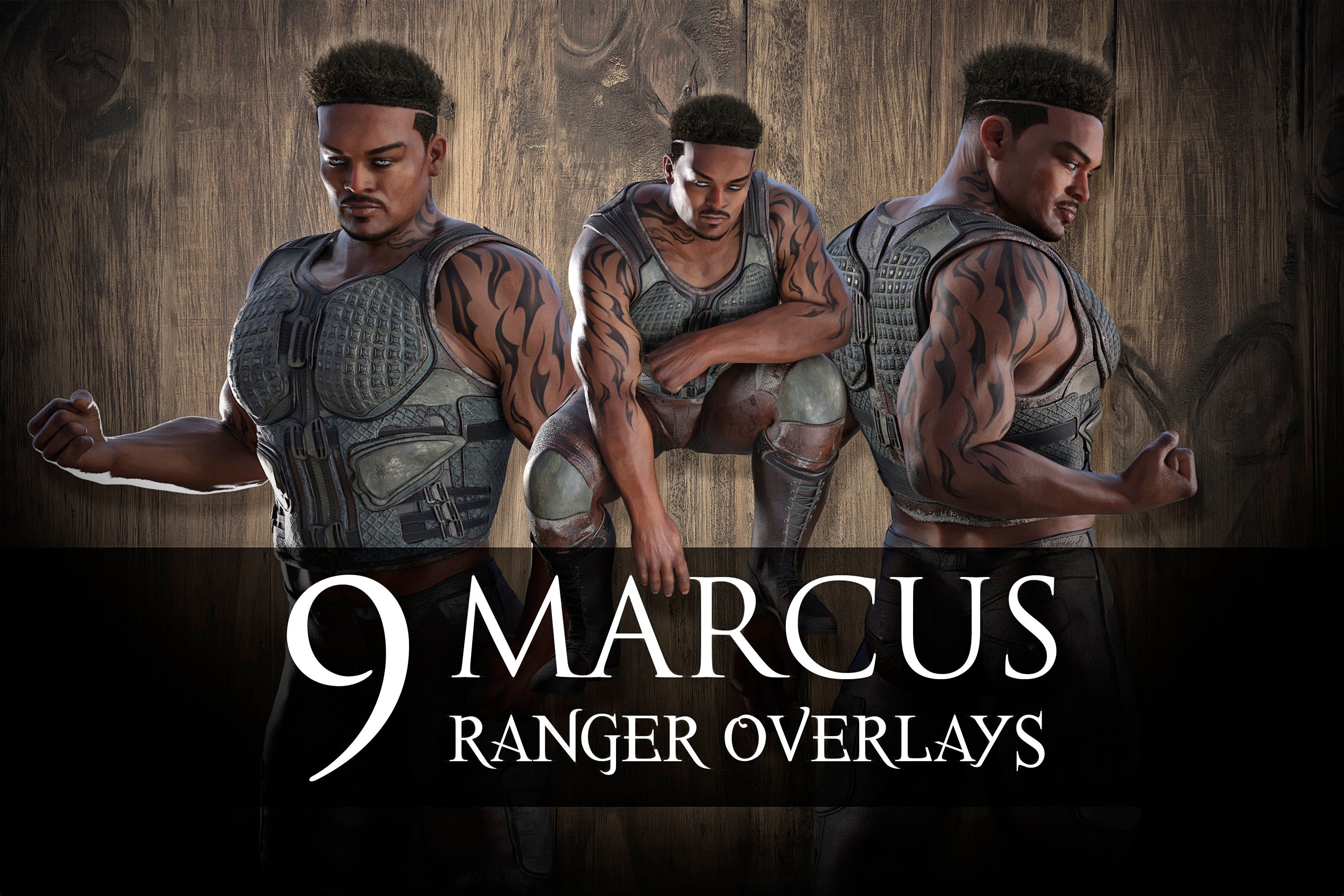 9 Marcus Ranger Overlays | Model | Overlays | Fantasy | Render | Stock ...