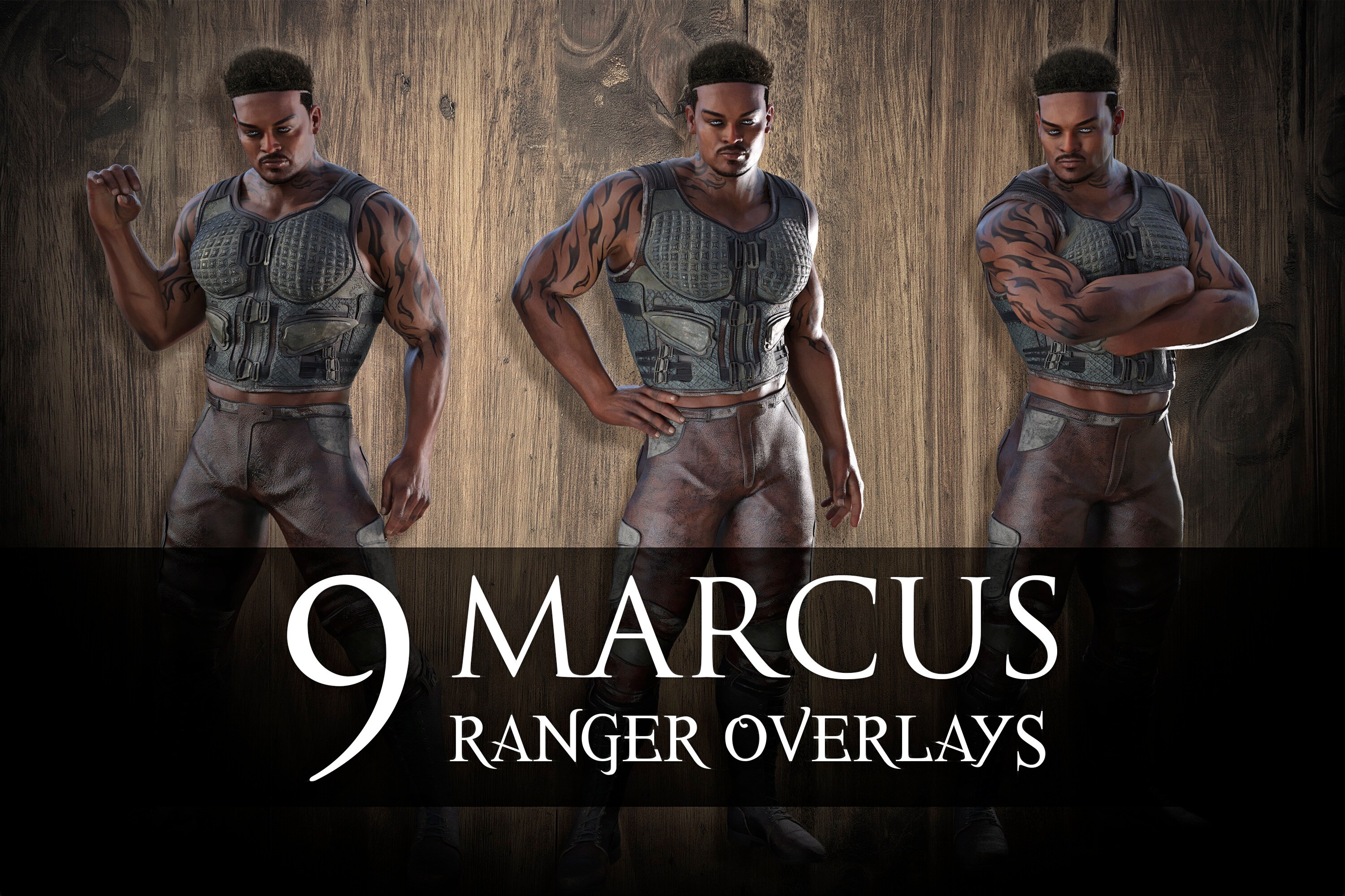 9 Marcus Ranger Overlays | Model | Overlays | Fantasy | Render | Stock ...
