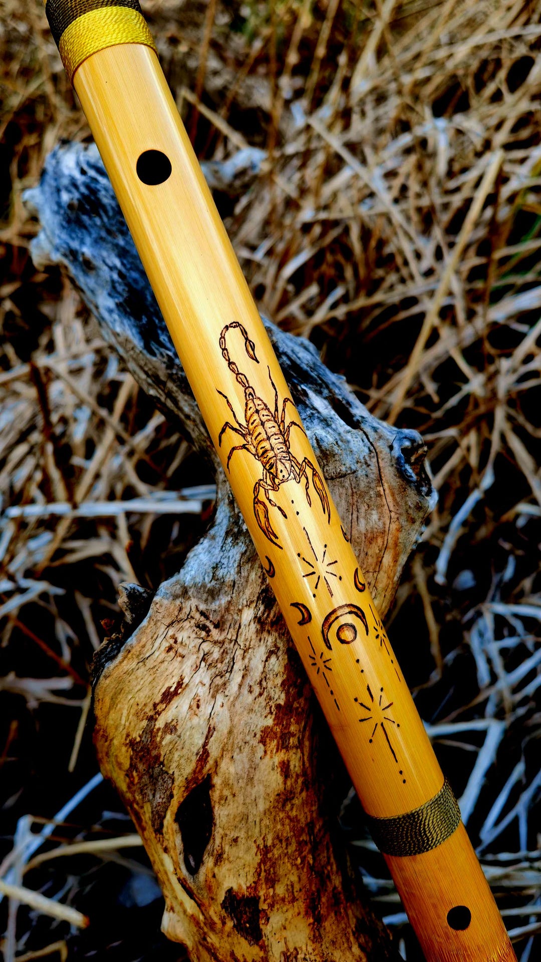 Bamboo Flute in Arabic Scale C(do) 440 Hz - Etsy