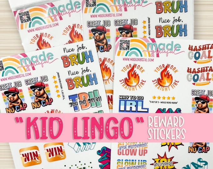 Slang Classroom Reward Stickers | Positive Reinforcement Teacher ...