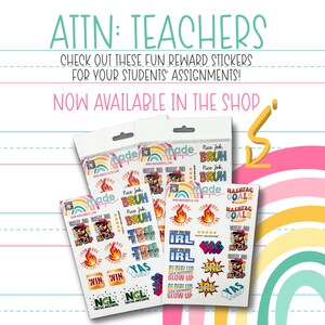 Personalized Teacher Name Labels | Custom Classroom Stickers for School ...