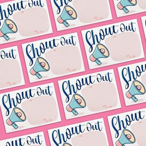 Personalized Teacher Shout-out Cards | Brag Cards for Students | Set of ...