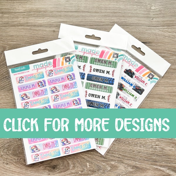 School Labels Cats Boys - Etsy