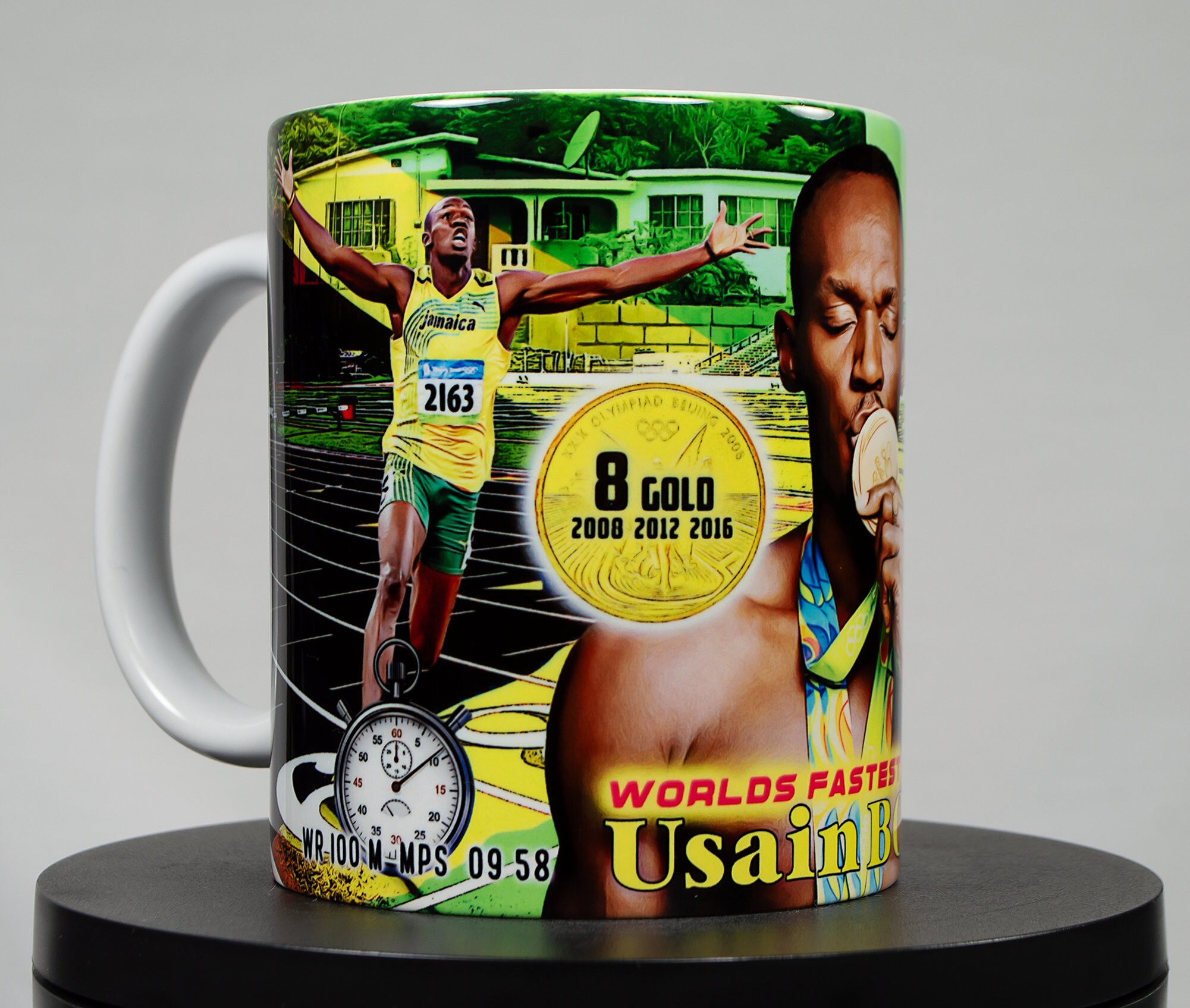Usain Bolt Worlds Fastest Human Photo Mug. - Etsy