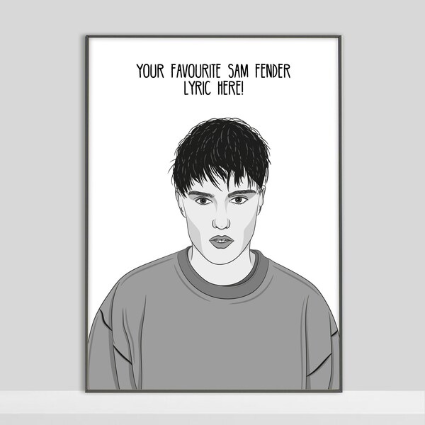 Sam Fender Poster - Etsy UK