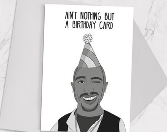 Tupac Birthday Card - Etsy UK
