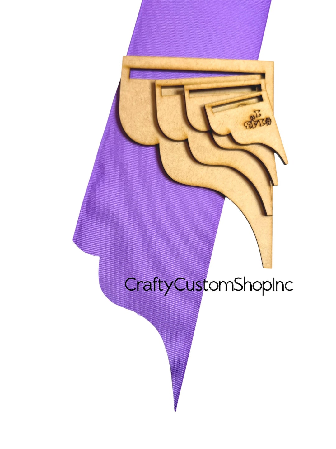 Ribbon Edge Tracing Templates: 1-3 Inch Ribbon Cutting Guide - Etsy