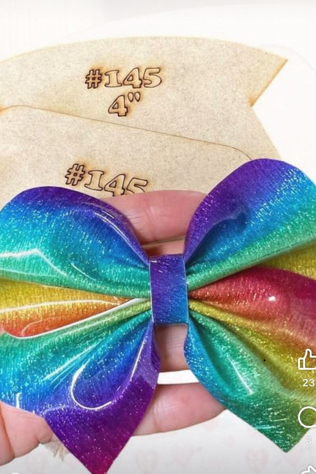 Hair Bow Tracing Template 144 Easy Hair Bow Making With Templates - Etsy