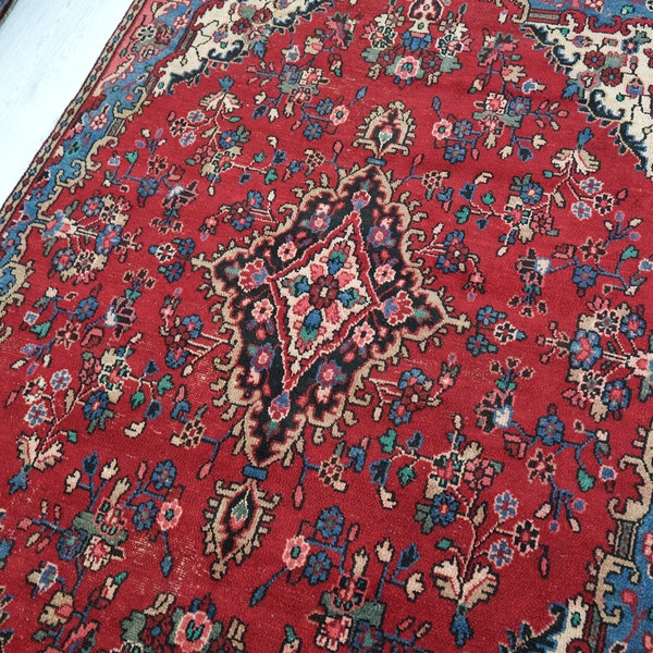 Persian Blue Rug - Etsy