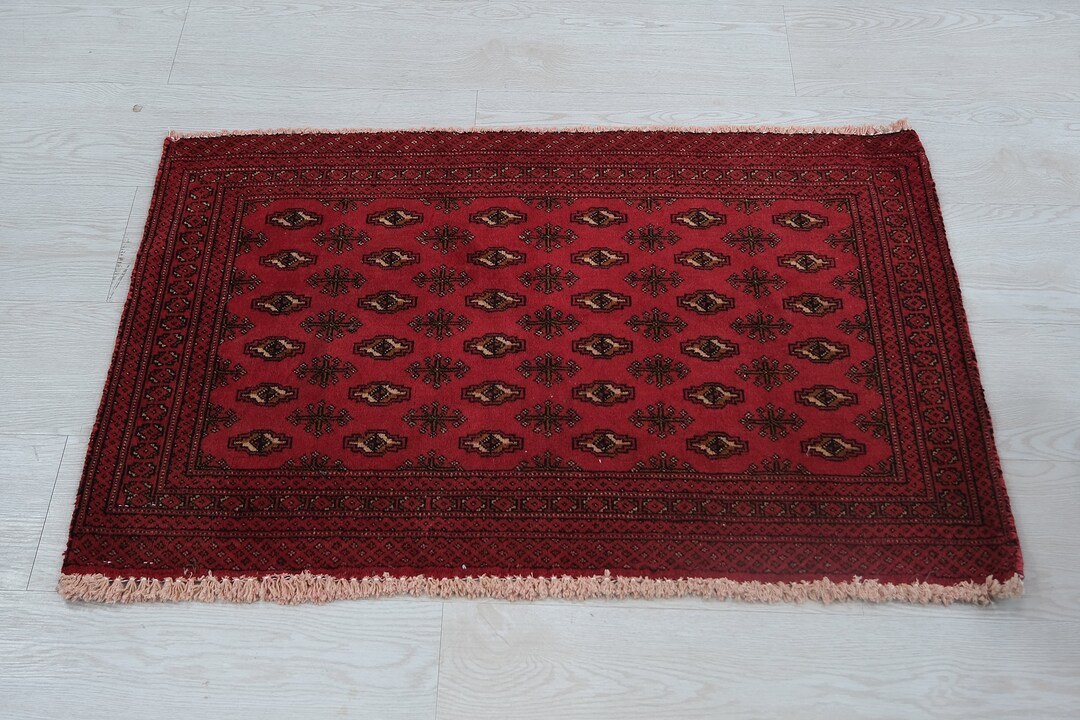2x4 Handwoven Mini Oriental Rug - 2x4 Scatter Throw Rug for Small ...
