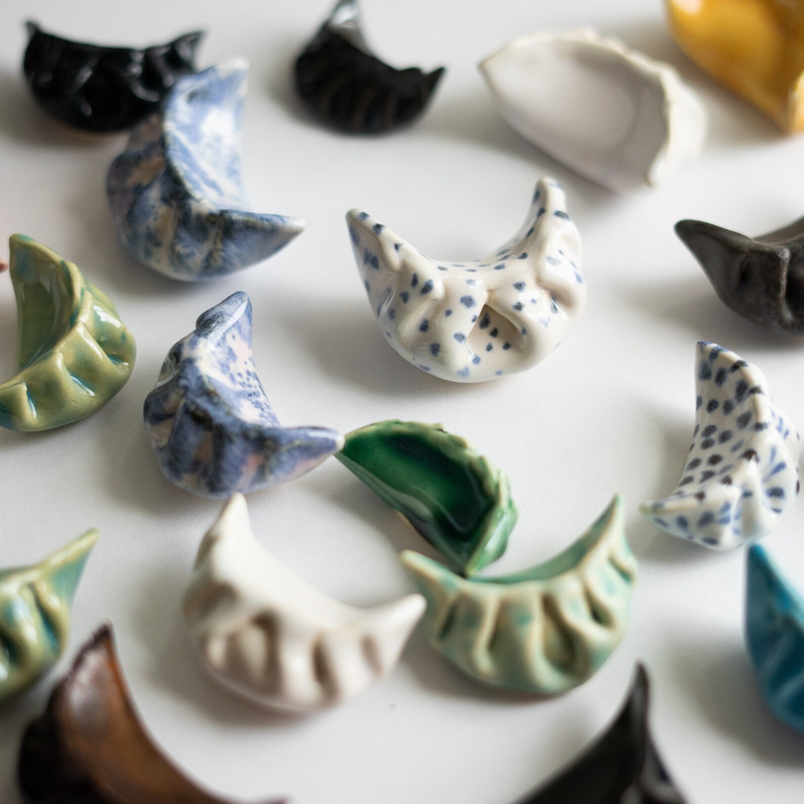 Lucky Ceramic Dumpling Rattle - Etsy