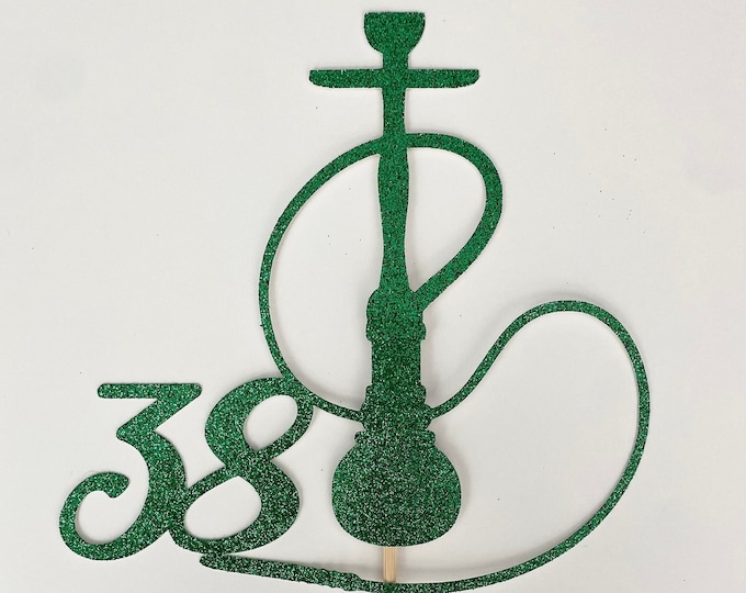Hookah Cake Topper, Hookah Topper, Hookah Birthday Topper, Birthday ...