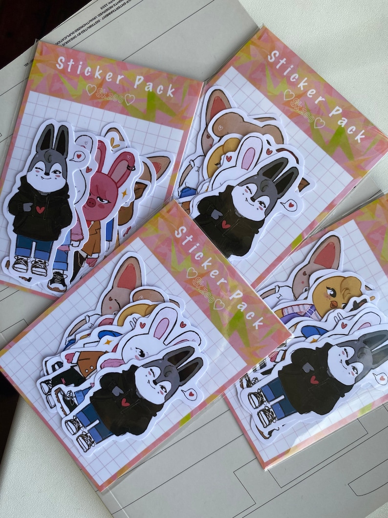 Skz Ot 8 Stickers - Etsy