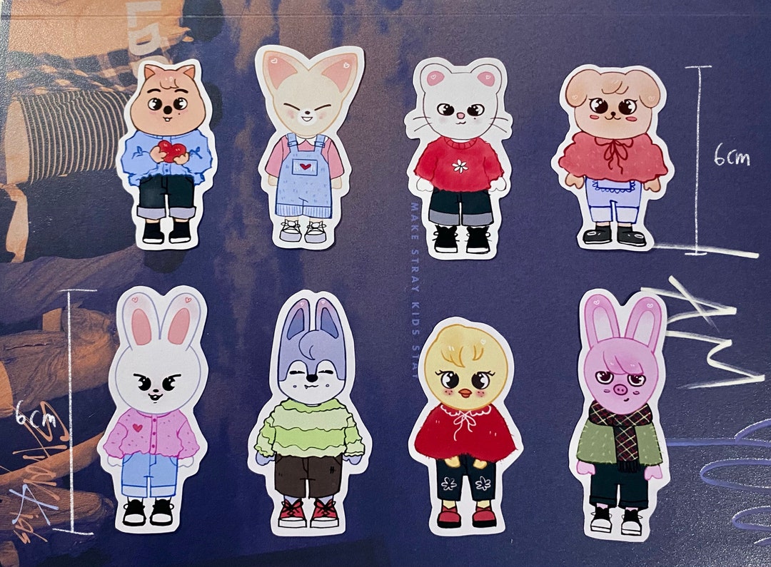 Skzoo Stickers Set Ot8 - Etsy