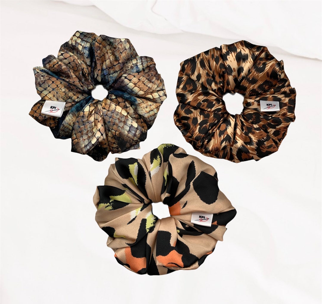Animal Print XXL Scrunchie, XXL Cheetah Scrunchie, Scrunchy, Snake ...