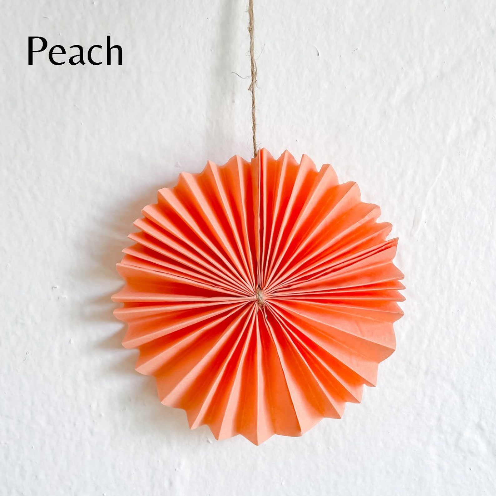 Tissue Paper Fans Set 5pcs With Custom Colors Hanging - Etsy