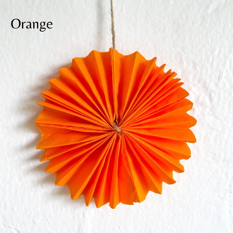 Tissue Paper Fans Set 5pcs With Custom Colors Hanging - Etsy