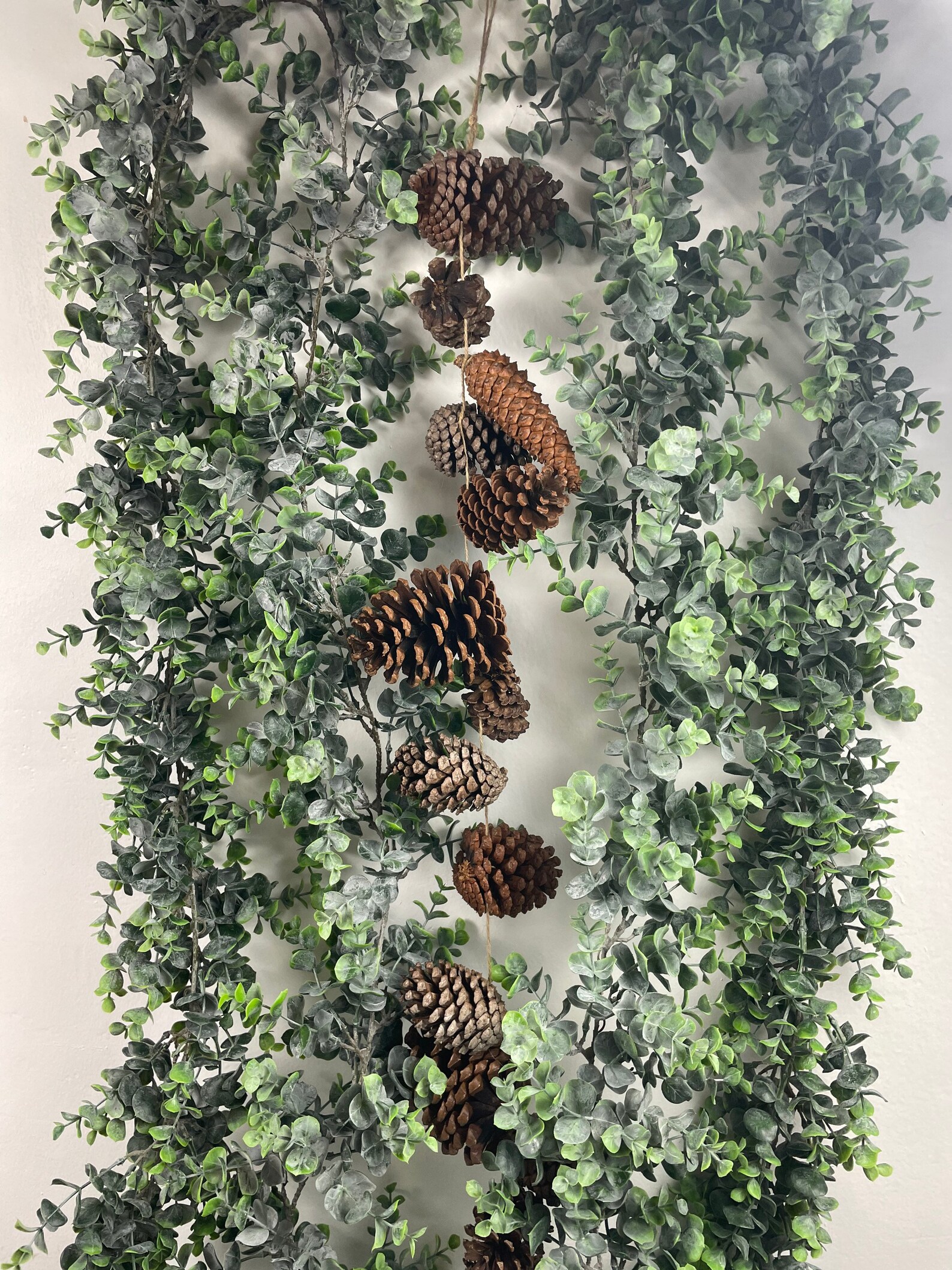 Hand Picked Pine Cone Garland Forest Decoration Natural - Etsy