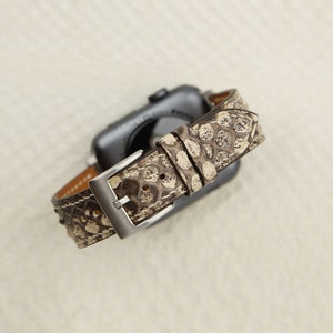 Python Leather Apple Watch Band 38mm, 40mm, 41mm, 42mm, 44mm, 45mm for ...