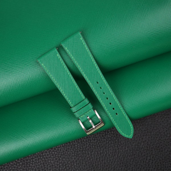 Leather Strap Watch - Etsy