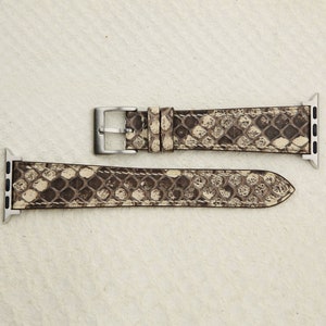 Python Leather Apple Watch Band 38mm, 40mm, 41mm, 42mm, 44mm, 45mm for ...