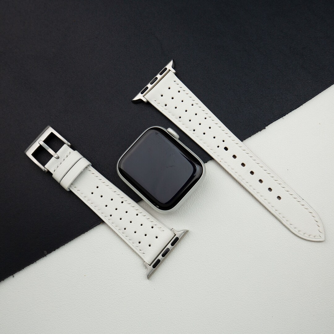 Rally White Swift Apple Watch Band 38mm, 40mm, 41mm, 42mm, 44mm, 45mm ...
