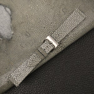 Handdn Watchstraps Classic Moss Green Stingray Leather Watch Strap ...