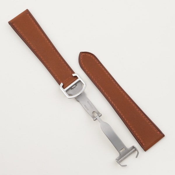 Leather Watch Strap Deployant Buckle - Etsy