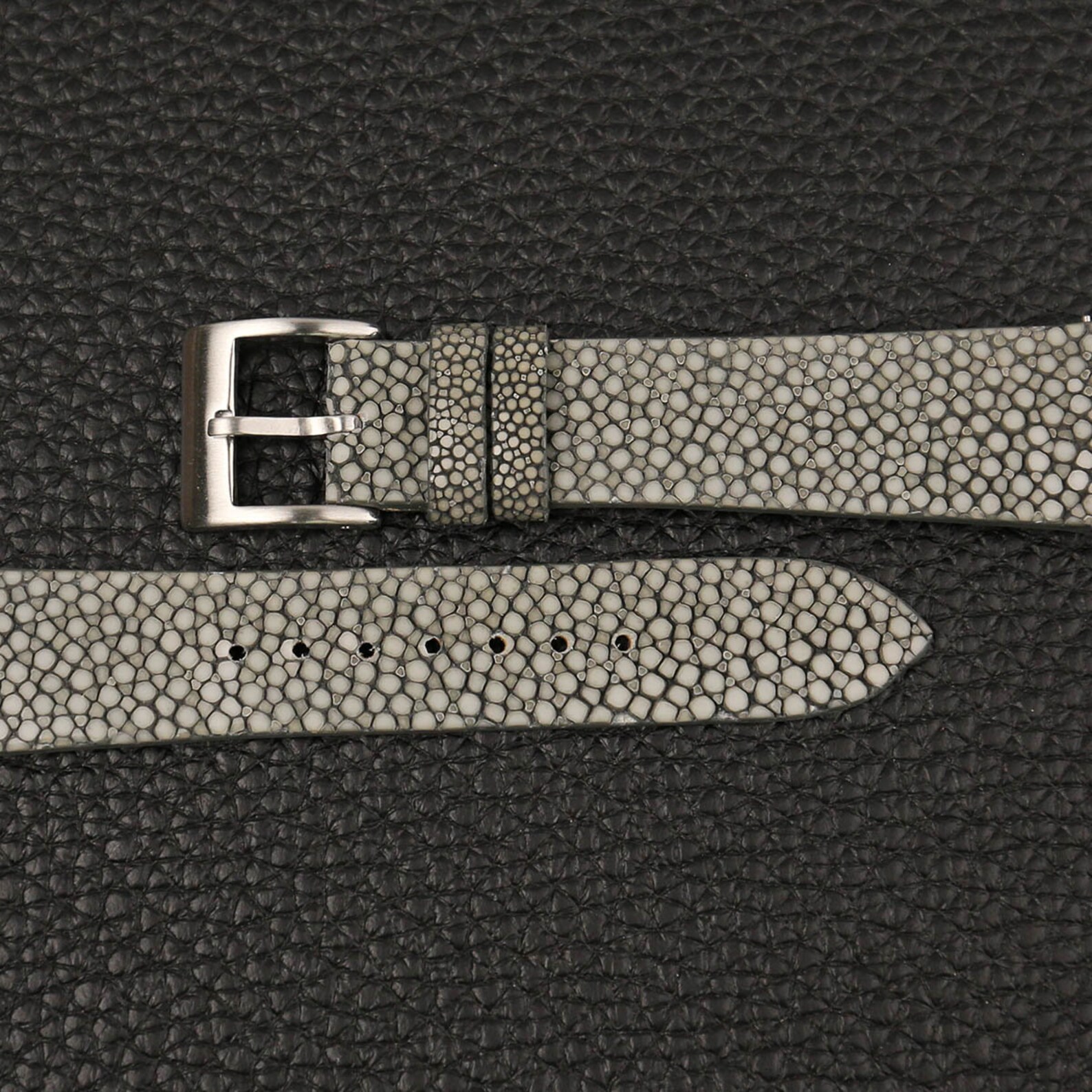 Handdn Watchstraps Classic Moss Green Stingray Leather Watch Strap ...