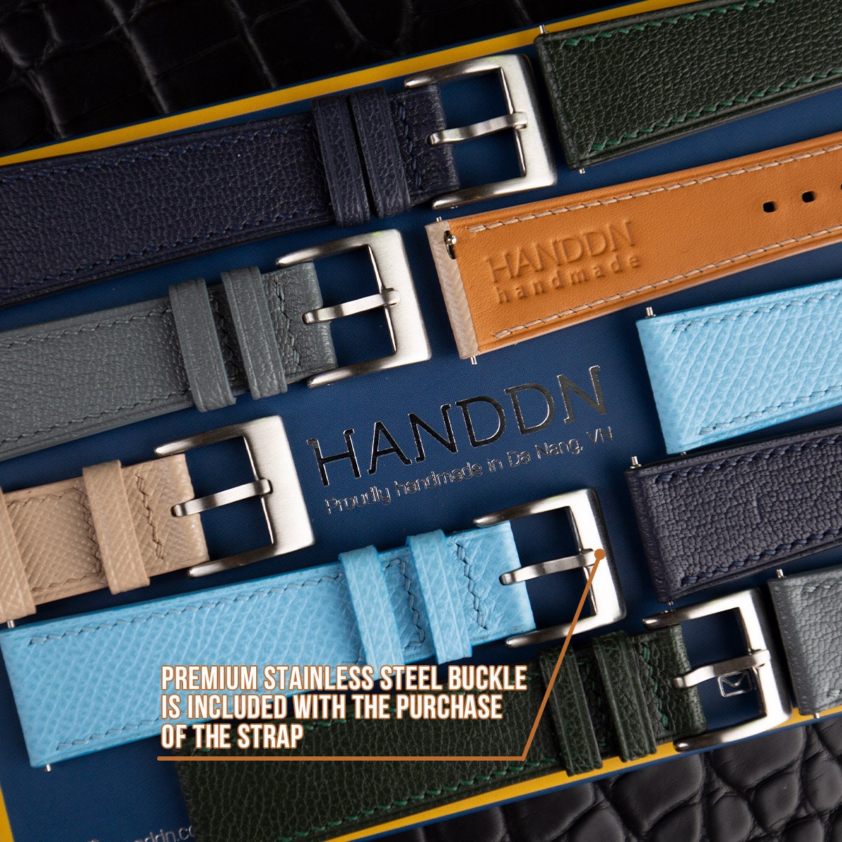 Handmade Python Leather Watch Strap, Python Skin Watch Bands 17mm 18mm ...