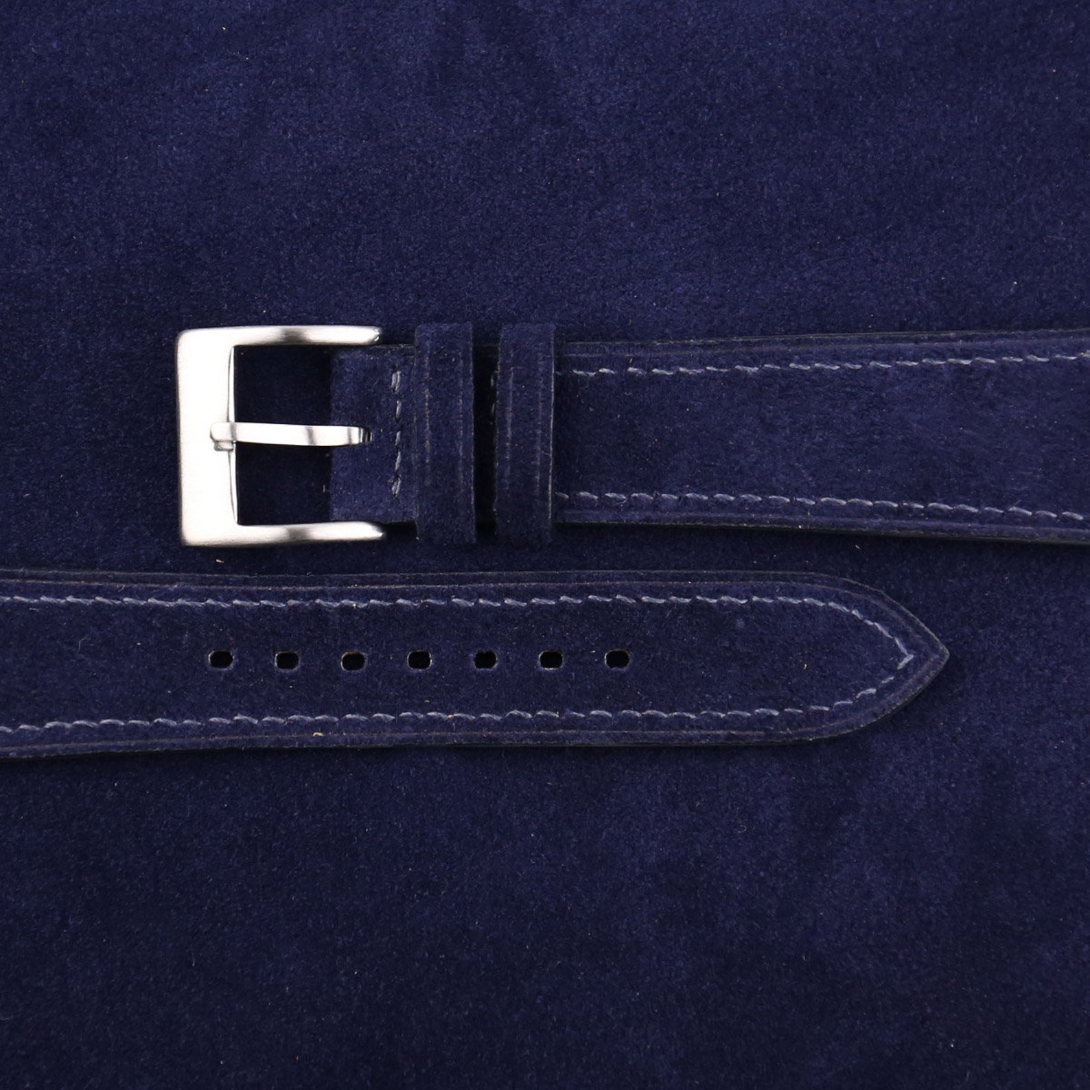 Handdn Watchstraps Navy Suede Quick Release Strap, Suede Navy Strap ...