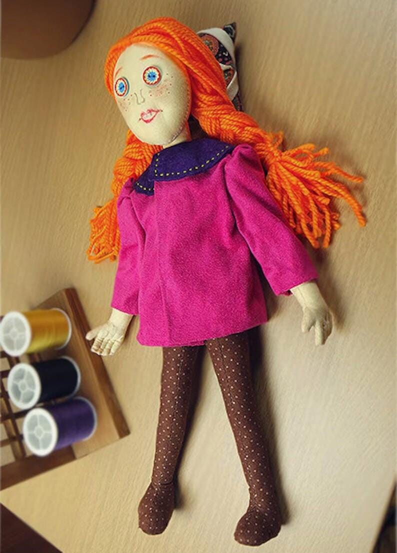 14" Cloth Doll Sewing Pattern PDF, Tutorial - Etsy