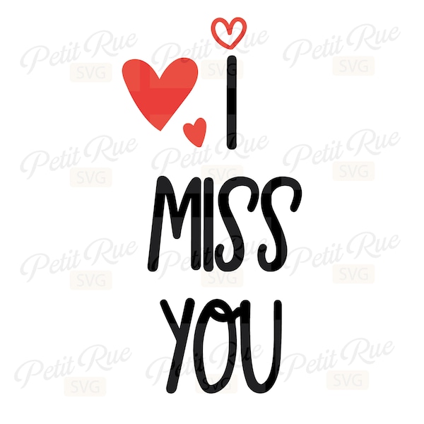 I Miss You Art - Etsy