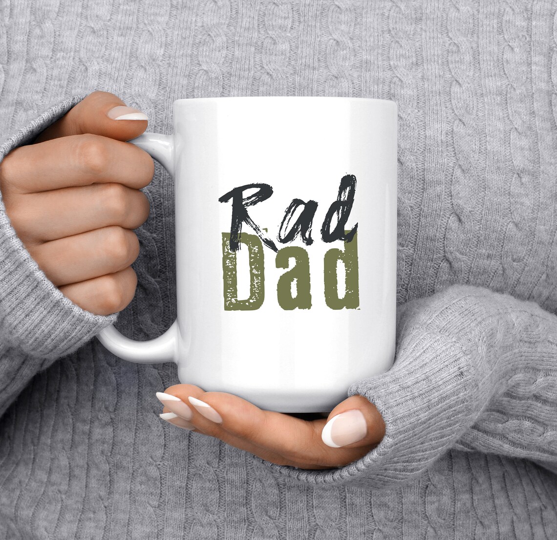 Rad Dad PNG, Father's Day Sublimation Files, Rad Dad Mug PNG File, Rad ...