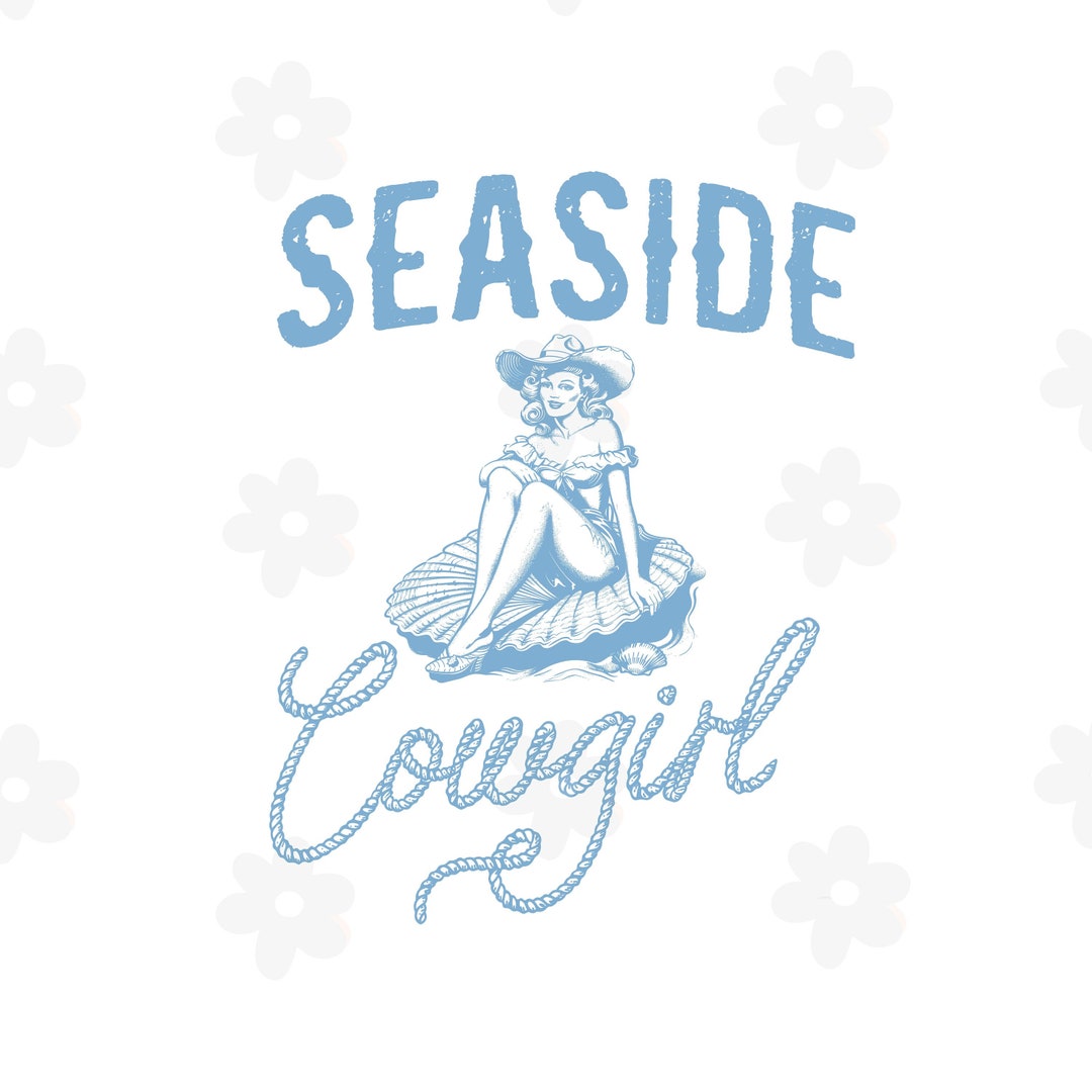 Coastal Cowgirl Png | Cowgirl Summer Png | Commercial Use Allowed ...