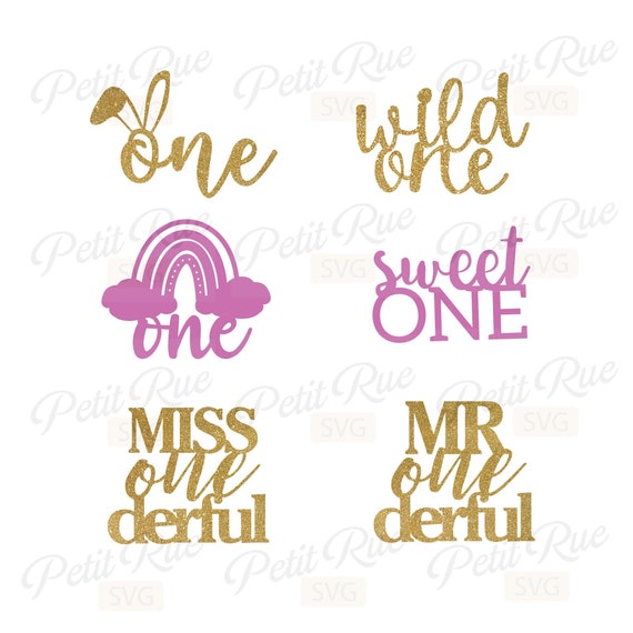 One Cake Topper Bundle Svg One Cake Topper Svg Wild One Svg - Etsy Canada